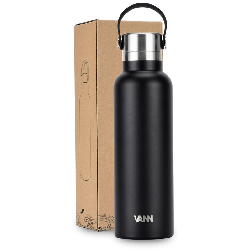 VANN RVS Waterfles – 100% Plasticvrij & Isolerend - Essential Bottle